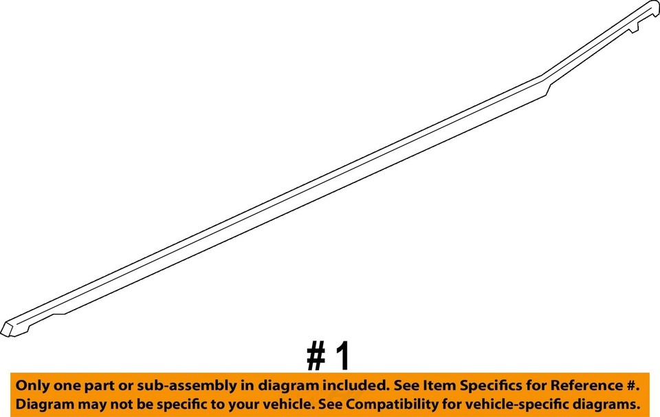 MAZDA OEM 14-18 3 Rear Door Exterior Trim-Belt Molding BJS850670B | eBay