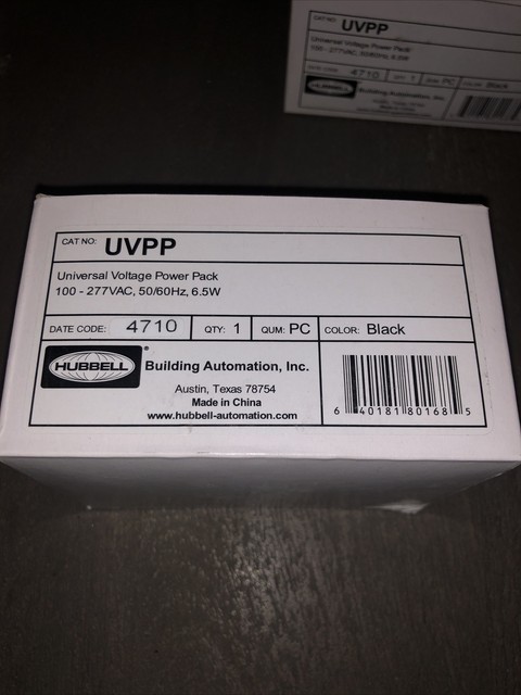 Hubbell Building Automation UVPP Universal Voltage Power Pack Ed4u9000 ...