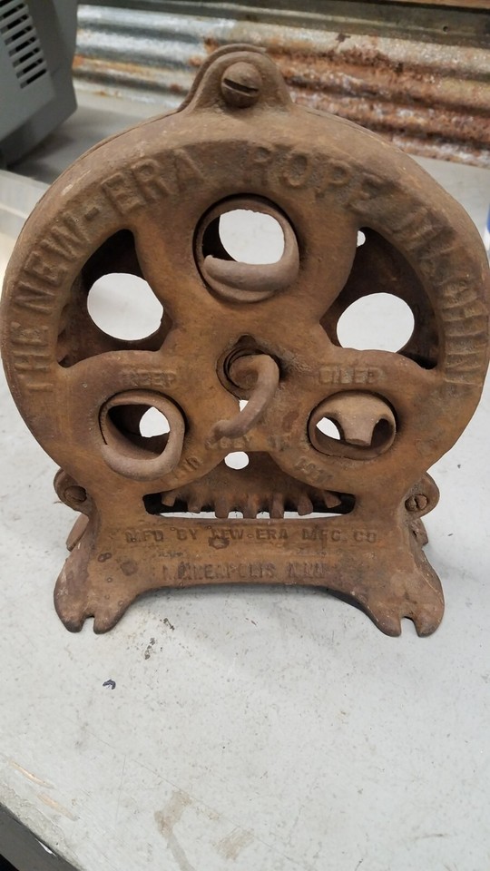 Antique The New Era Rope Machine, Minneapolis Minn. Draper-Carlisle ...