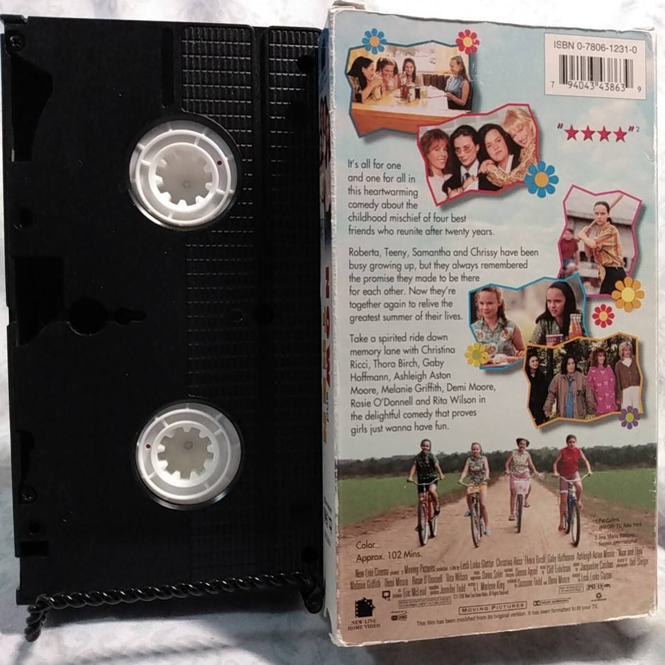 Now And Then VHS VCR Tape Movie Christina Ricci PG-13 Vintage Y2K Used ...