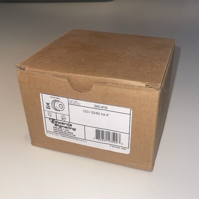 Edwards Signaling 340-4N5 Bell,120Vac,0.062A,Gray 782640235003| eBay