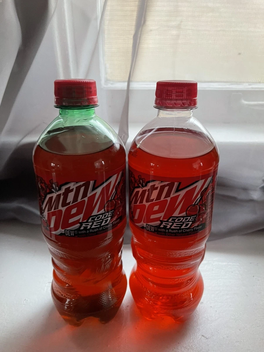 Mountain Dew Code Red Bottle