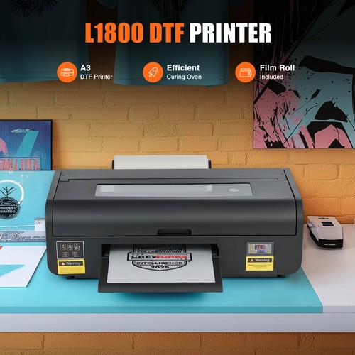 CREWORKS XP600 A3 DTF Printer with Roll Feeder Transfer Printing ...