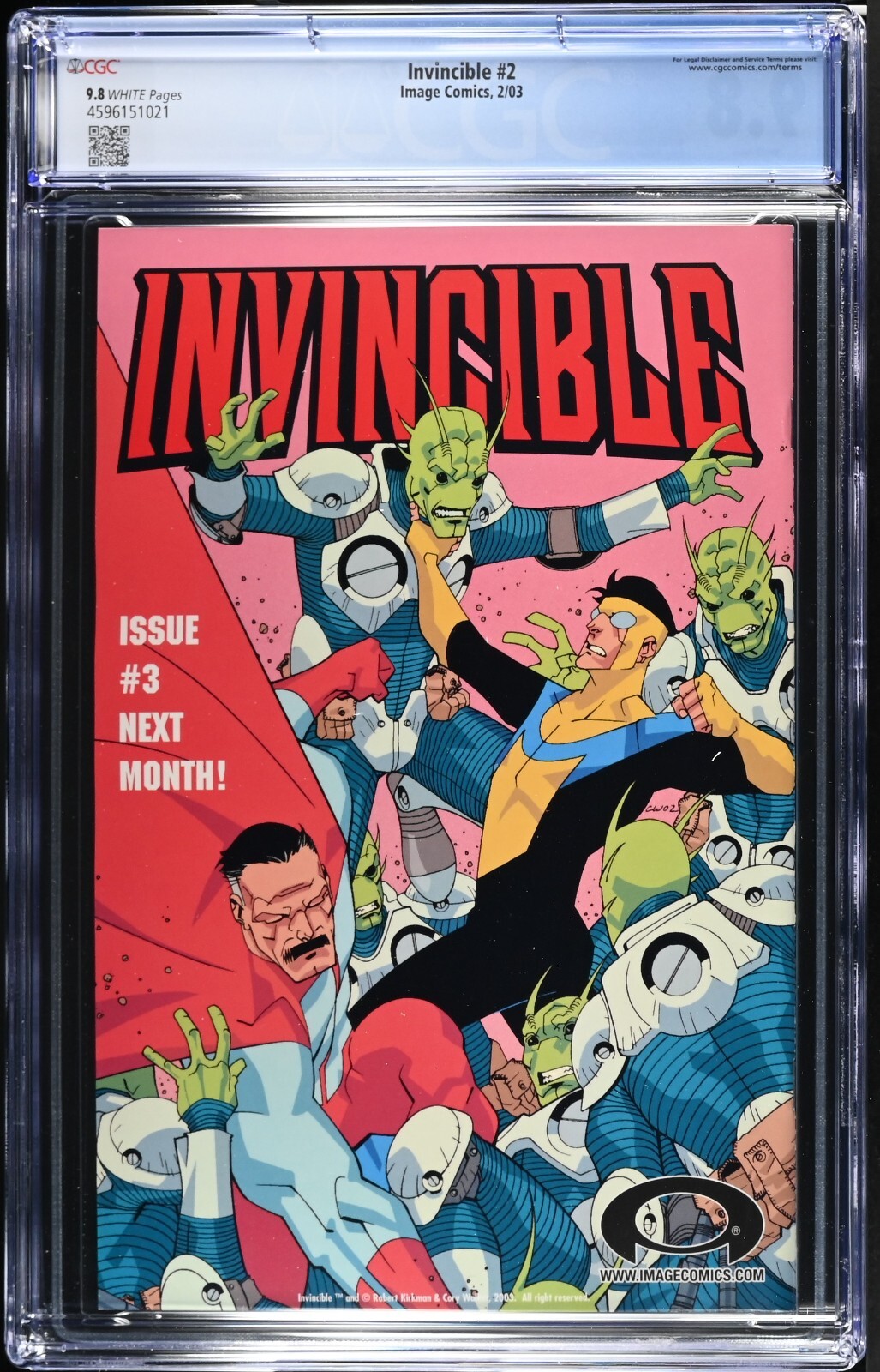 Invincible #2 (2003, Image) 1st Robot Rex Splode CGC 9.8 NY301 | eBay