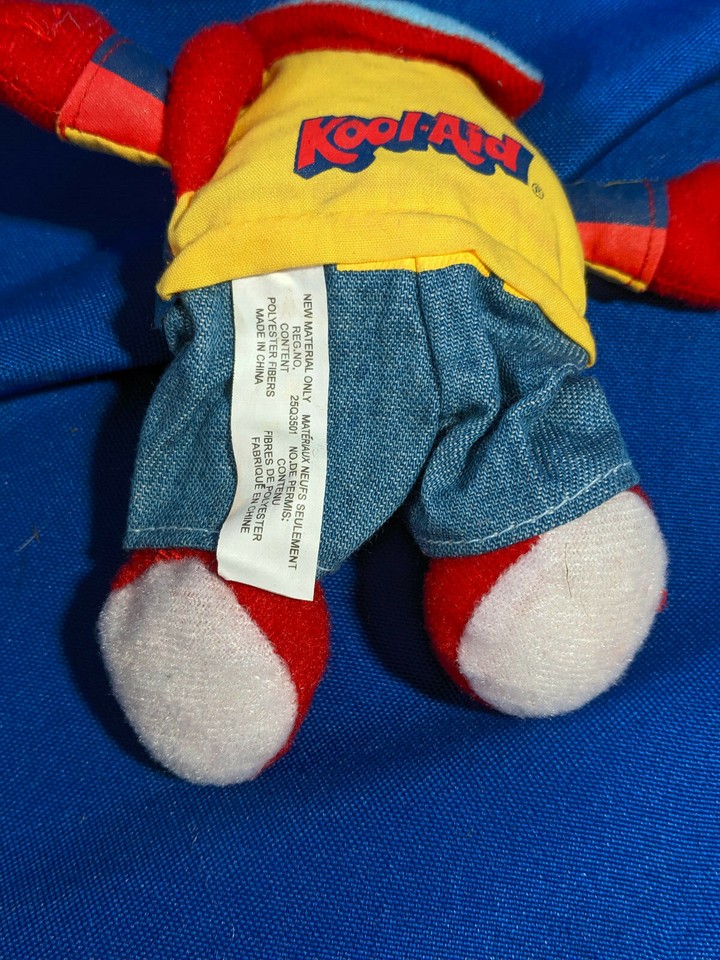 Kool Aid Man Advertising Plush 5" Doll Figure Oh,Yeah! VTG 2000 Kraft ...