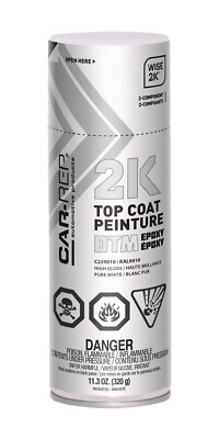Car-Rep® 2K Epoxy DTS Pure White High Gloss Top Coat 11.3oz C239010 | eBay