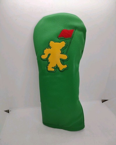 Golf Club Driver Head Cover Dancing Bear With Master Flag Grateful Dead ...