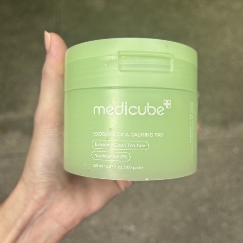 medicube Exosome CICA Tea Tree Calming Toner Pads Centella Asiatica 100 ...
