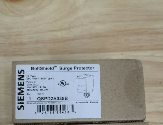 Siemens Boltshield 2-Pole Plug-in Surge Protection Device (QSPD2A035B ...