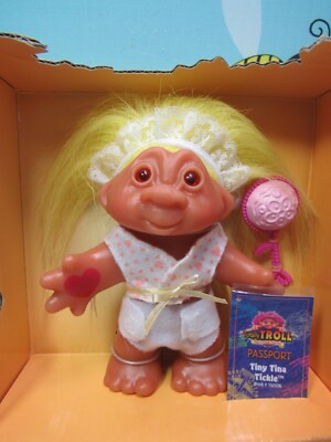 BABY TINY TINA TICKLE - 5" Dam Totally Troll Doll - NEW IN PACKAGE | eBay