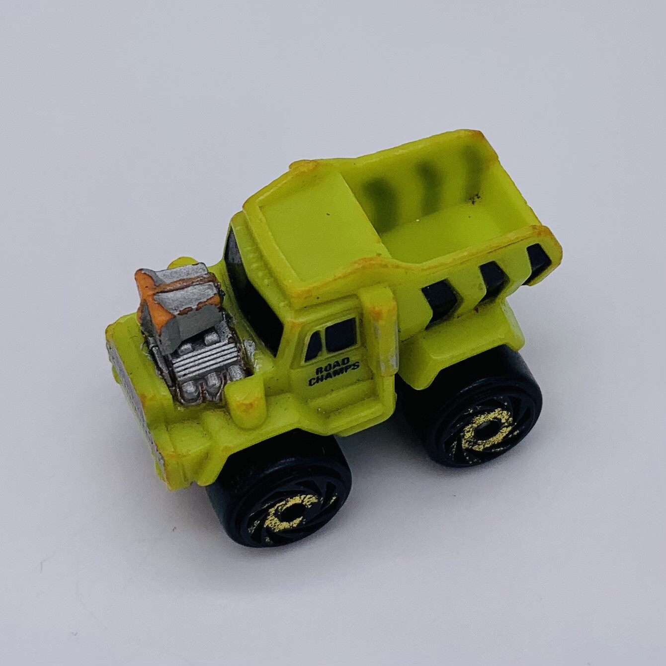 Vintage 1987 Micro Machines Road Champs Dump Truck Lime Green - Used | eBay