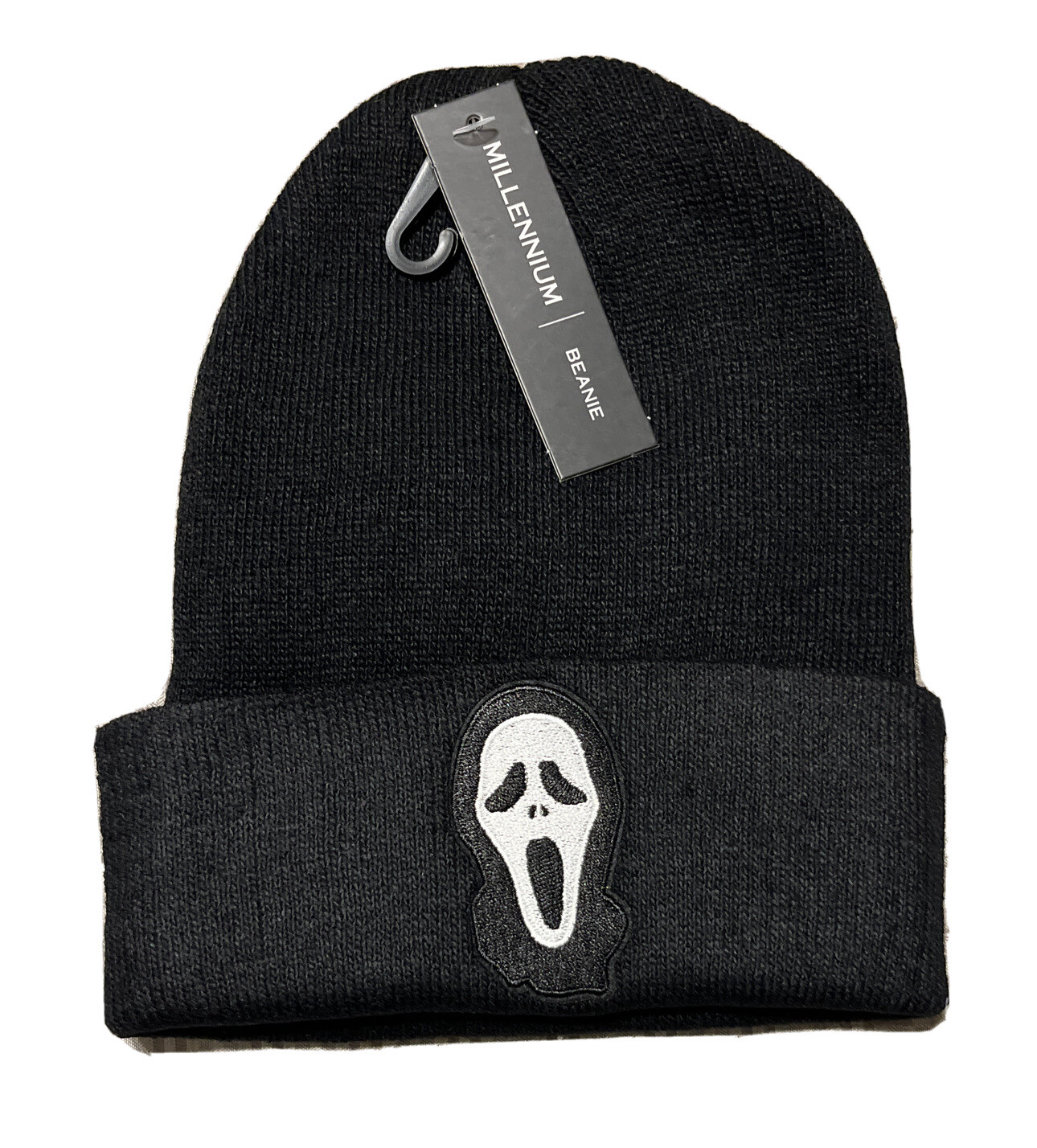 Scream Ghostface Beanie Hat Skull Cap Horror Black Ghost Face Gift | eBay