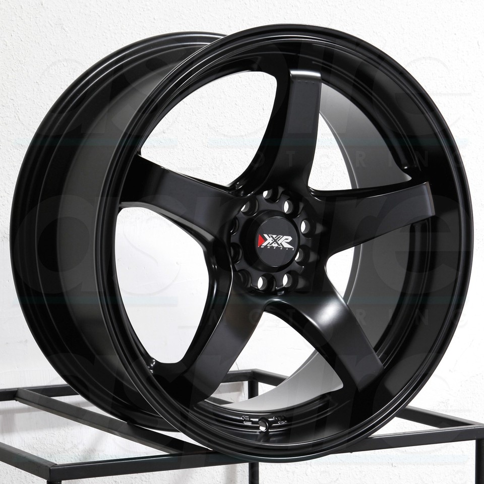 17x8 Flat Black Wheels XXR 555 5x100/5x114.3 35 (Set of 4) 73.1 | eBay