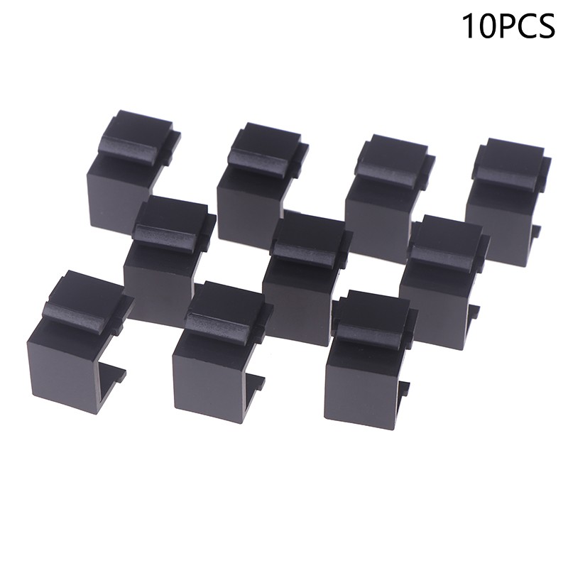 10 PCS RJ45 Keystone Jack For Filling Blank Keystone Wall Plate And ...