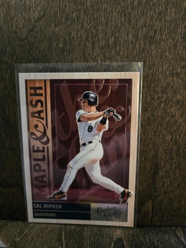 2019 Panini Leather & Lumber Maple and Ash Cal Ripken Jr Cal Ripken ...