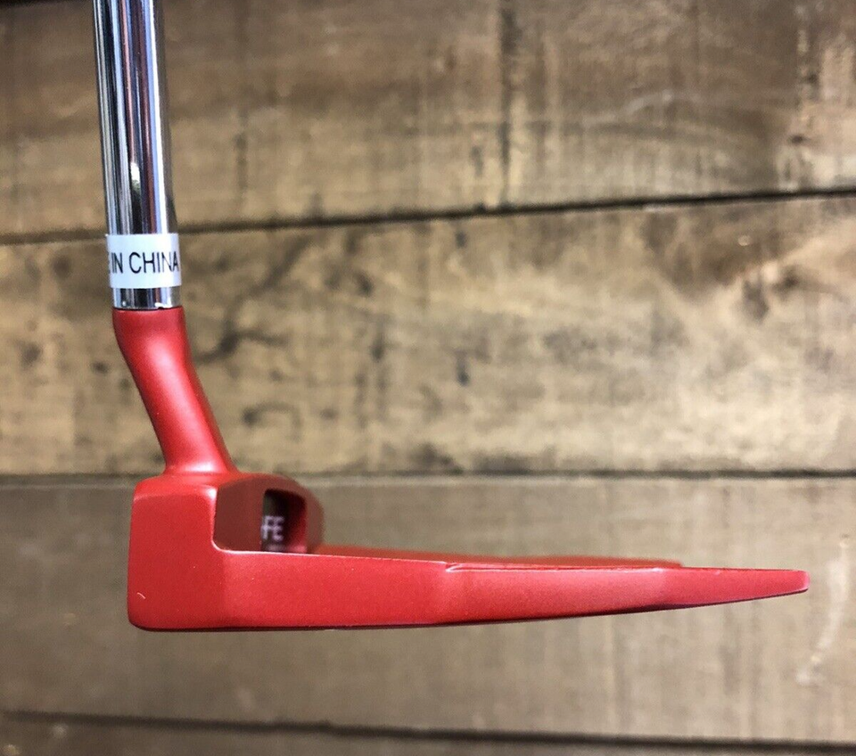 DEMO RH Mens Rife Golf RED Roll Groove RG7 Mallet Putter 32 Inches 5294 ...