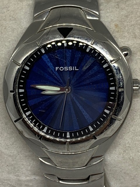 Men's Fossil Watch AM3537 Kaleido Stainless Steel Water Resistant. for ...