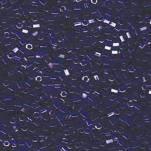 Transparent Cobalt Luster Miyuki AB Hex Cut Seed Beads 8/0 (8C-9176-TB ...