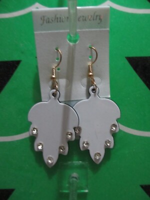 Fashion Jewelry Drop Earrings Dangle Type Colour White Brand New | eBay ...