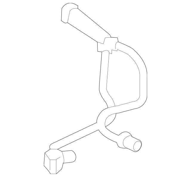 Genuine Mercedes-Benz Bleed Line 205-501-12-25 | eBay