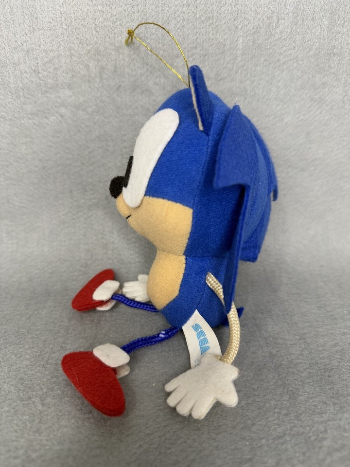 Rare Sonic The Hedgehog SEGA 1991 7" STRINGY Plush Toy Doll Japan | eBay