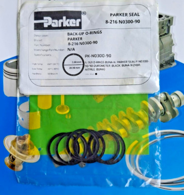BACK UP O-RING SEAL PARKER 8-216 N0300-90 NBR 28,98mm 3,00mm (BAG 6Ea ...