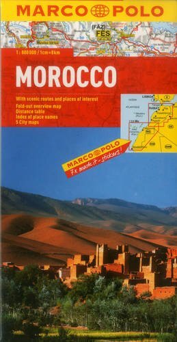 MOROCCO MARCO POLO MAP (MARCO POLO MAPS) By Marco Polo Travel ...
