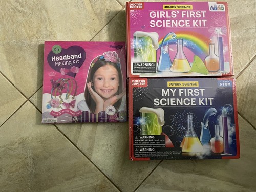 Girls First Science Kit + My First Science Kit + Headband Making Kit | eBay