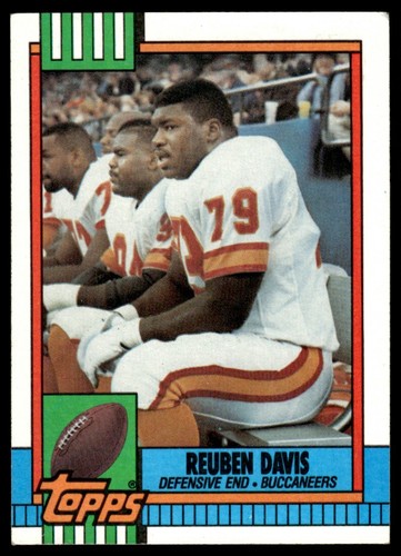 1990 Topps #413 Reuben Davis Tampa Bay Buccaneers | eBay