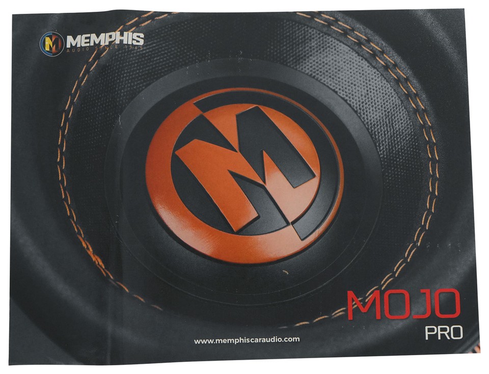 (2) Memphis Audio MOJO MJP822 8" 1500w Competition Car Subwoofers DVC 2 ...