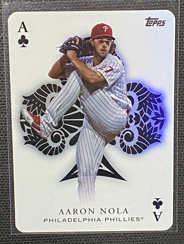 2023 Topps Series 1 ALL ACES Aaron Nola #AA-16 - Ace of Clubs Insert | eBay