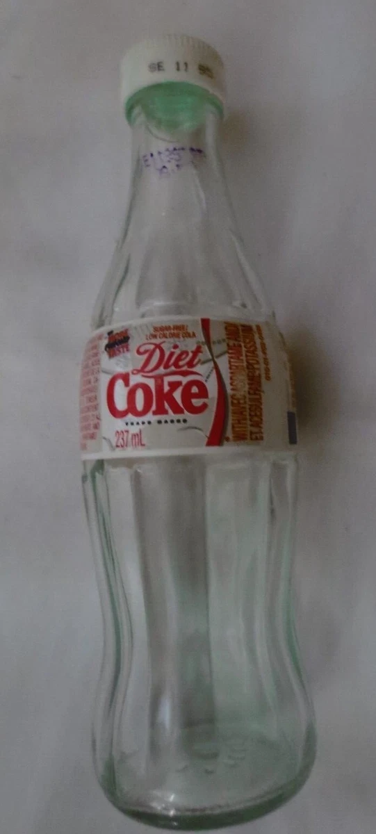 Empty Coke Glass Bottle