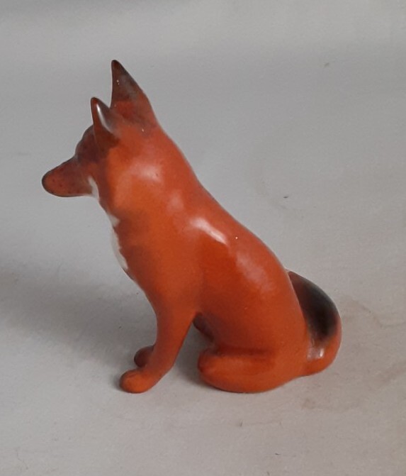Vintage Beswick Pottery England Sitting Reddish Brown Fox Model #1748 ...