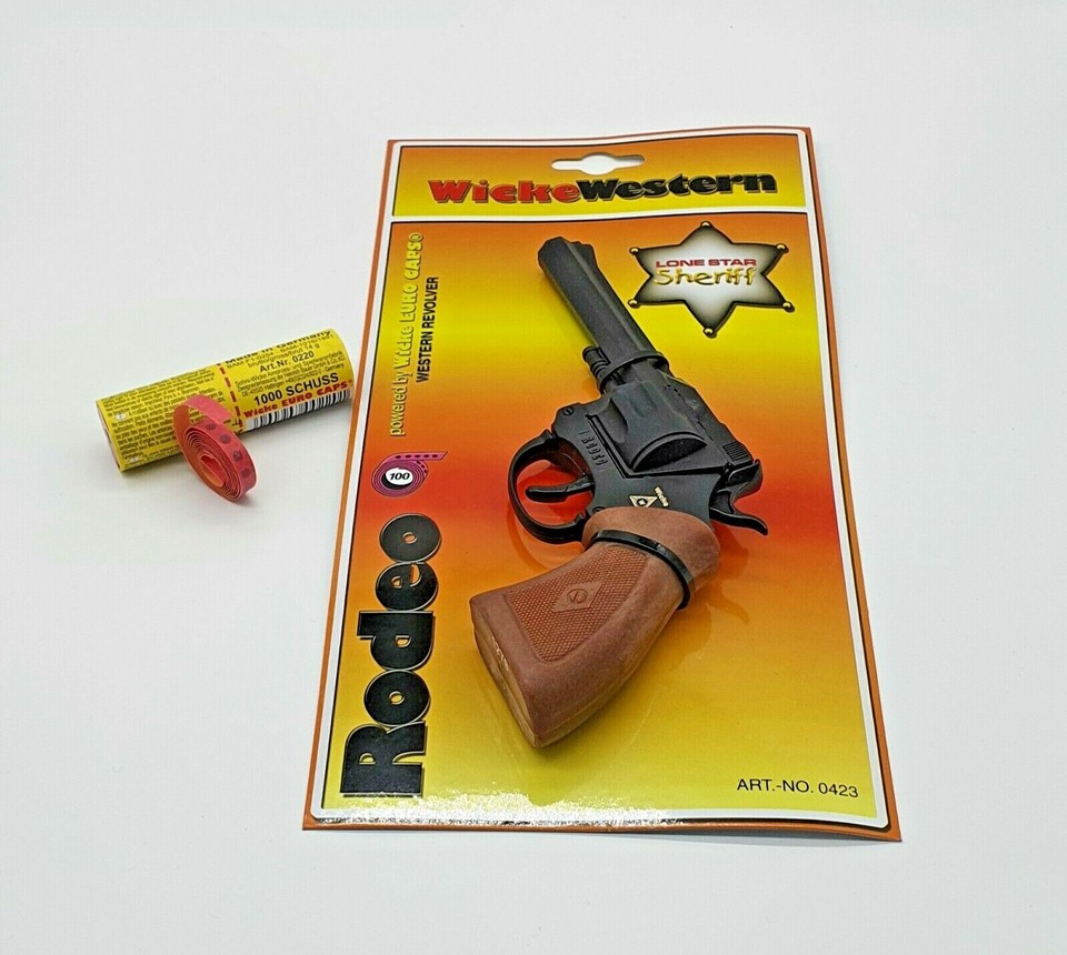 Sohni-Wicke Rodeo 100 Schuss Pistole + 2400 Schuss Munition Fasching ...