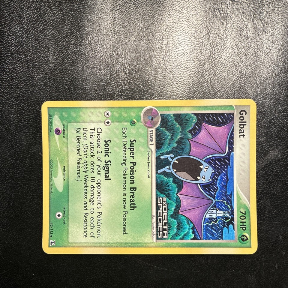 Golbat 43/113 Delta Species Reverse Holo 2005 Pokemon Card | eBay