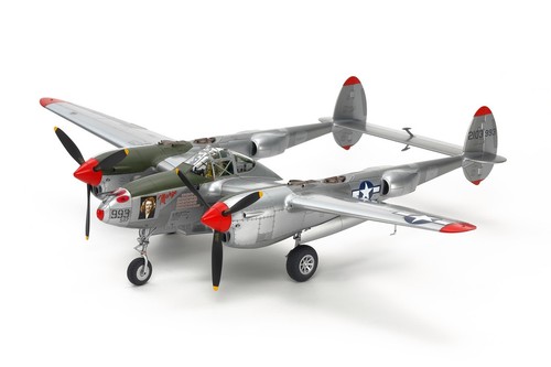 Tamiya 61123 Lockheed P-38J Lightning 1/48 Scale Plastic Model Kit ...