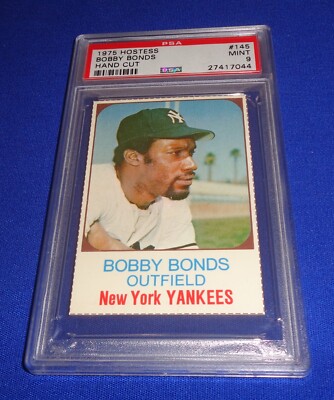 Bobby Bonds card 1975 Hostess #145 PSA 9 New York Yankees San Francisco ...