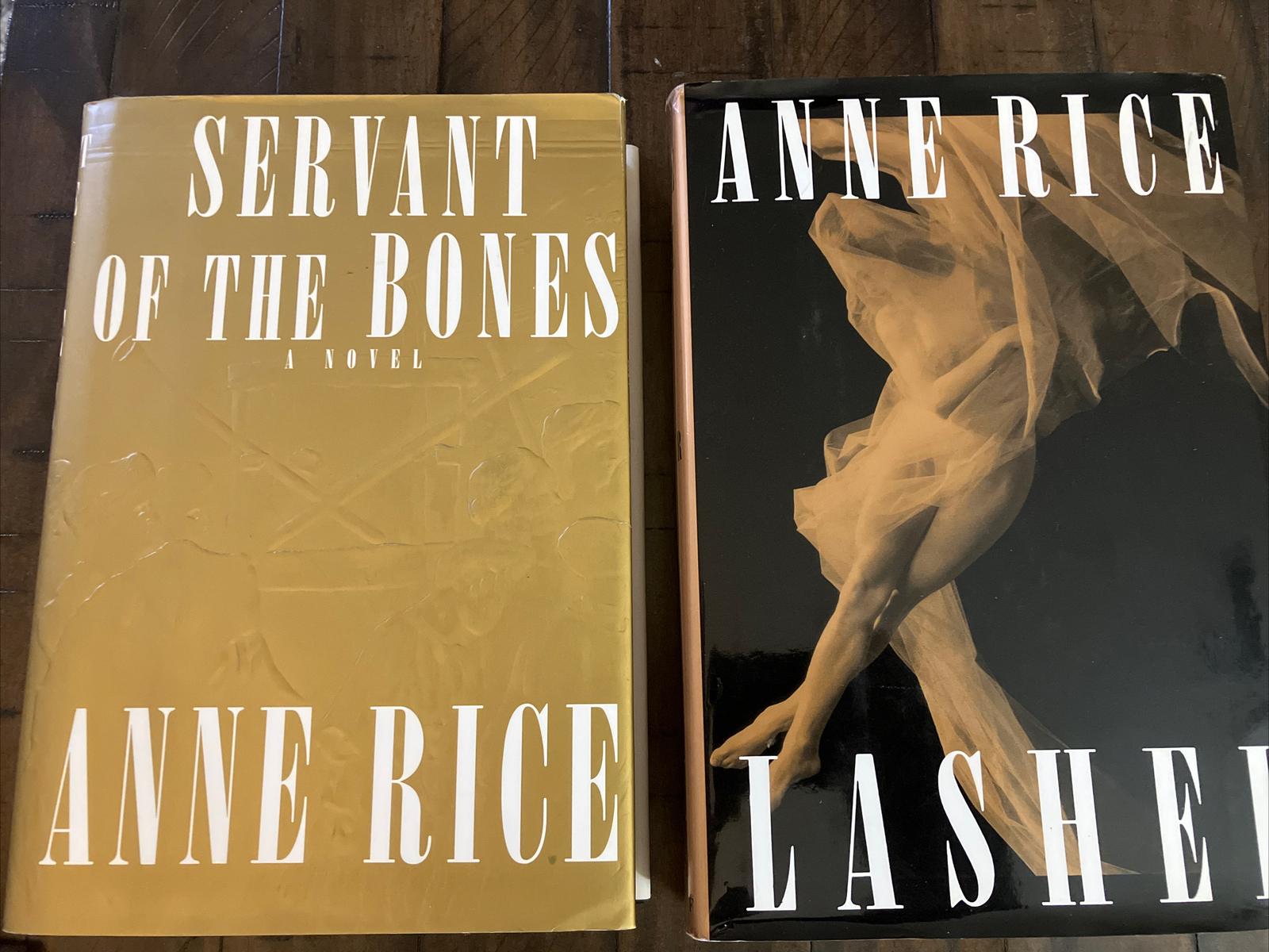 Anne Rice Lot of 2 Hardcover 1st Editions - Vampire Lasher Servant ...