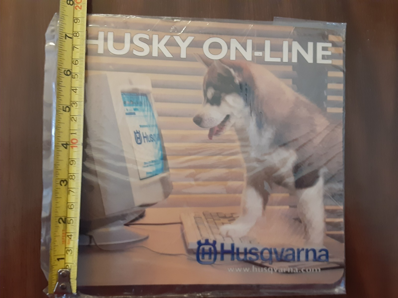 Vintage Husqvarna "Husky On-Line" Dog & Computer Poster, with Matching ...