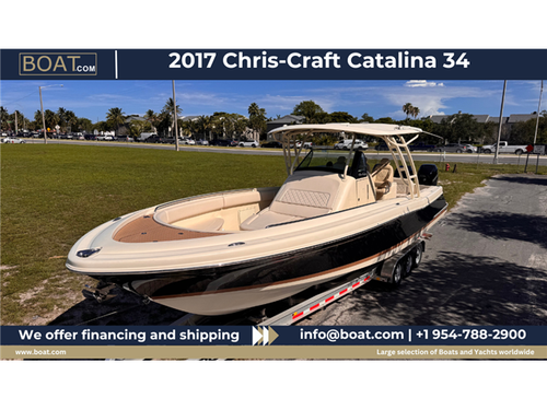 2017 Chris-Craft Catalina 34 With triple engines | eBay