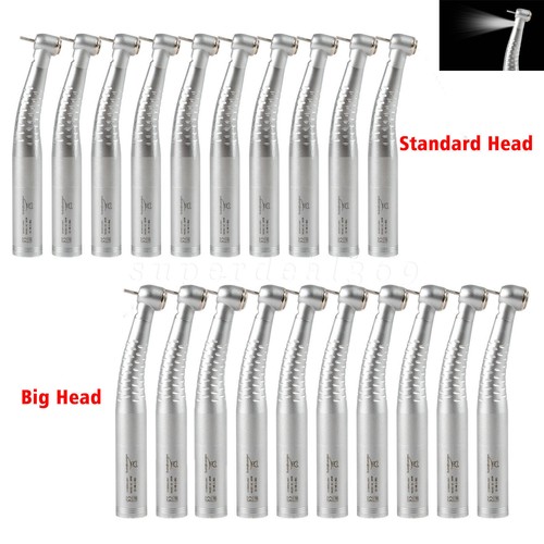 1-10 NEW Dental Fiber Optic LED High Speed Handpiece Fit 4/6 H Coupler ...