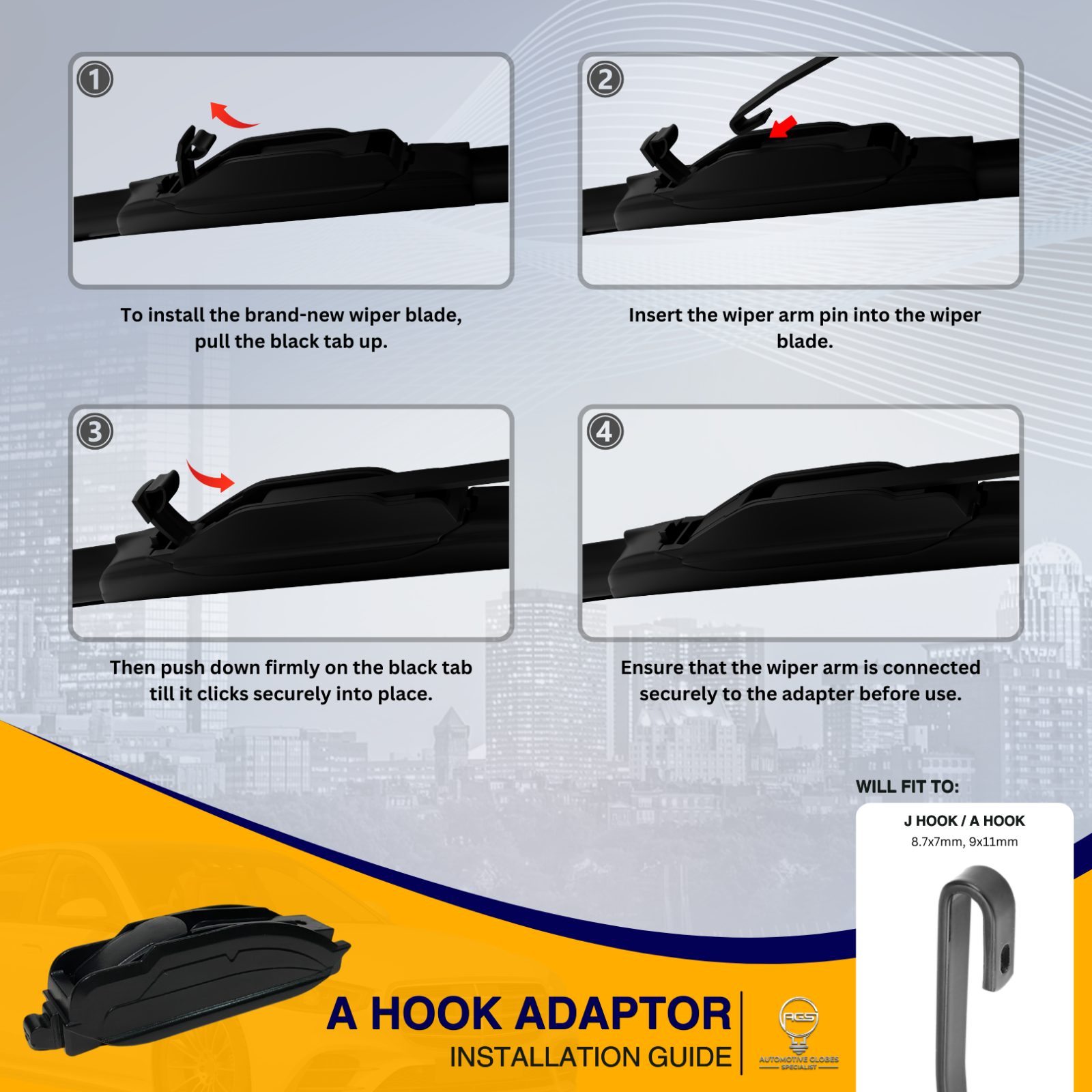 AGS Aero Wiper Blade Great Wall V240 2009-2013 | eBay Australia