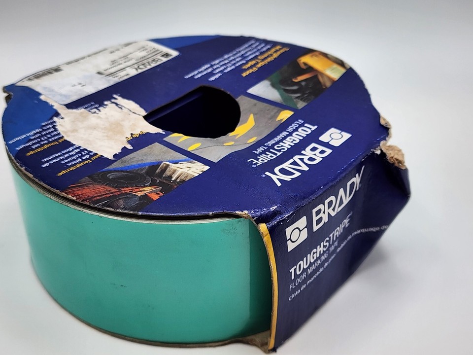 Brady ToughStripe Solid Teal Floor Marking Tape 2 in x 100 ft B-514 | eBay