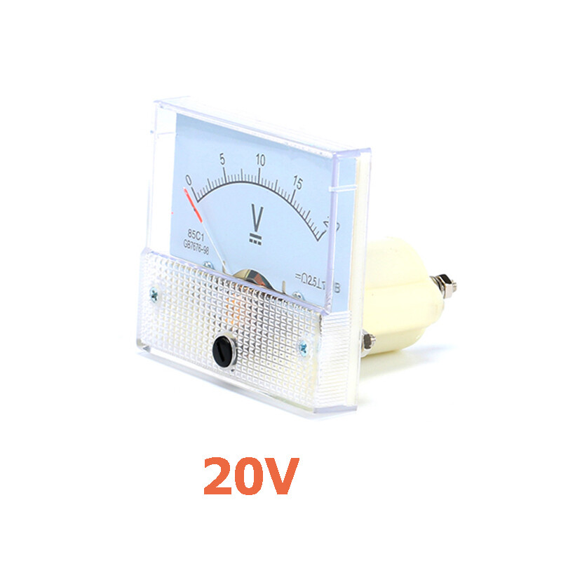 DC Analog Volt Voltage Needle Panel Meter Voltmeter Gauge 85C1 DC 5V ...