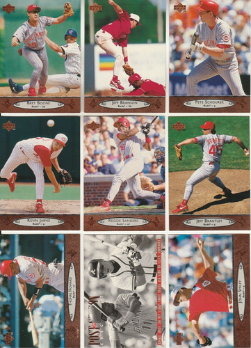 (10) 1996 Upper Deck Cincinnati Reds (Complete Series1 Team Set) See ...