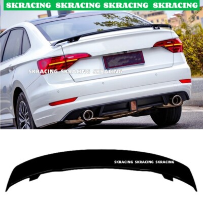 For VW Jetta GLI 2019-2021 Sedan Gloss Black Rear Trunk Lip Spoiler ...