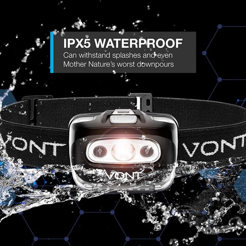 Vont VNTSHL01 Spark LED Headlamp Flashlight - 2 Pack for sale online | eBay