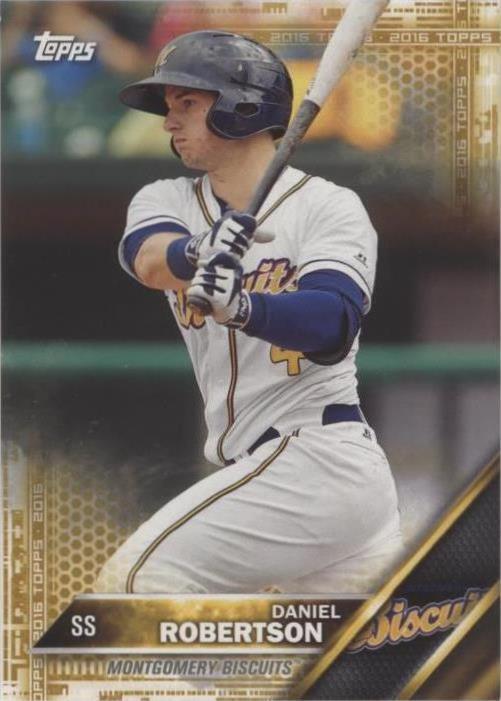 2016 Topps Pro Debut - Daniel Robertson #67 Gold /50 (RC) for sale ...