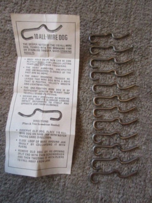 12 New 110 Conibear Trap Wire Dogs | eBay