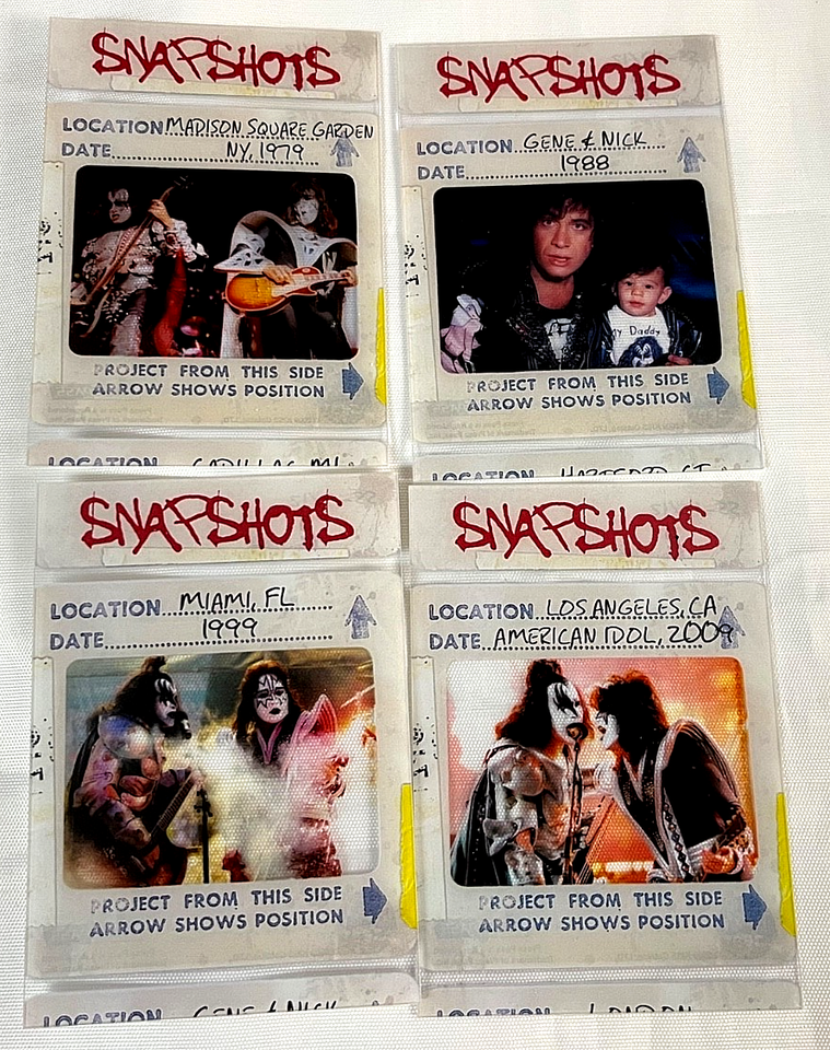 KISS Catalog 2009 Press Pass 360 SNAPSHOTS Set of 11 ACETATE Cards (SS1 ...